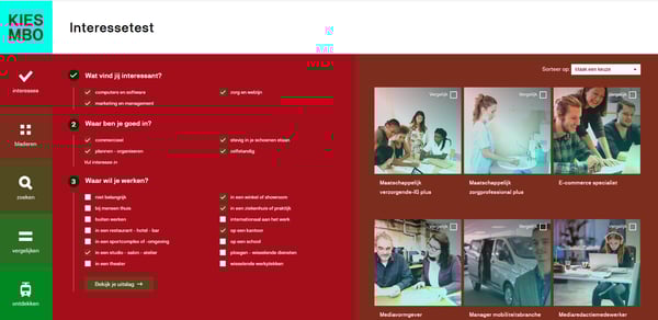 KiesMBO.nl: wat je kiest, ben je zelf | Studiekeuzelab